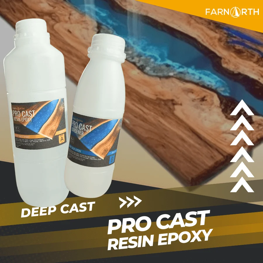 Pro Cast Deep Cast Resin Epoxy For Rivertables - FarNorth Resin & Furniture